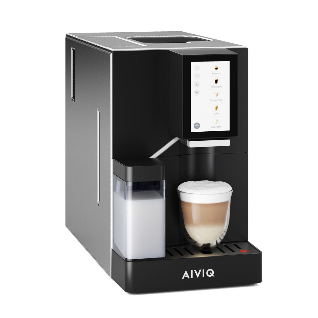 AIVIQ Lumina Pro – Intelligent helautomatisk espressomaskin i rostfritt ...