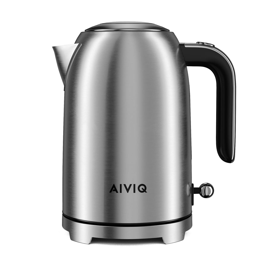 AIVIQ Premier 1,7L Vattenkokare: Borstat Stål med 2200W Effekt ...